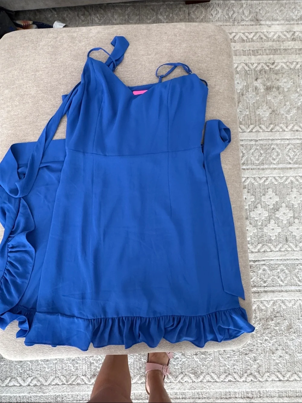 Lilly Pulitzer | Dresses | Lilly Pulitzer Royal Blue Alisa Wrap Dress ...